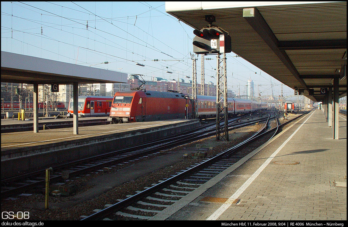 München Hbf, 1964-1991, 24B